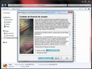 Instalacion de visual basic | PPT