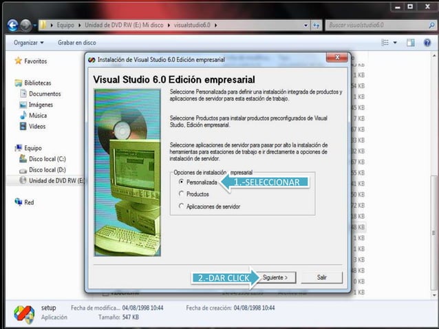 Instalacion de visual basic | PPT