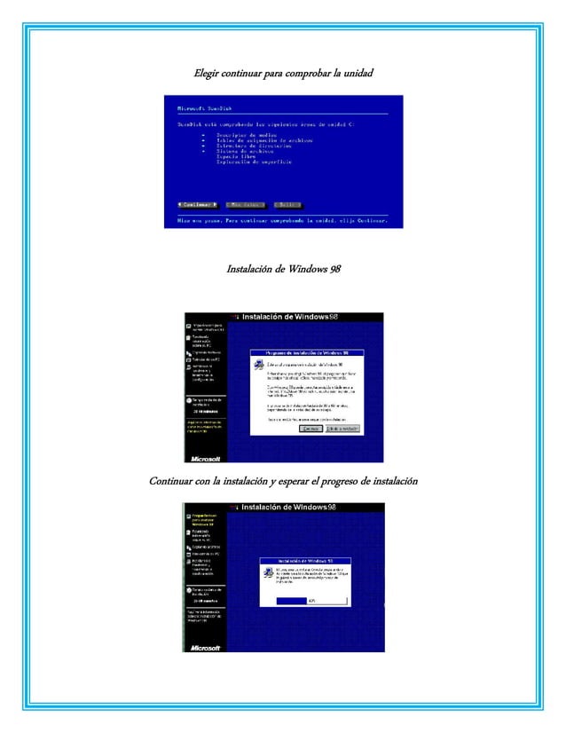 Instalacion de windows 98 | PDF