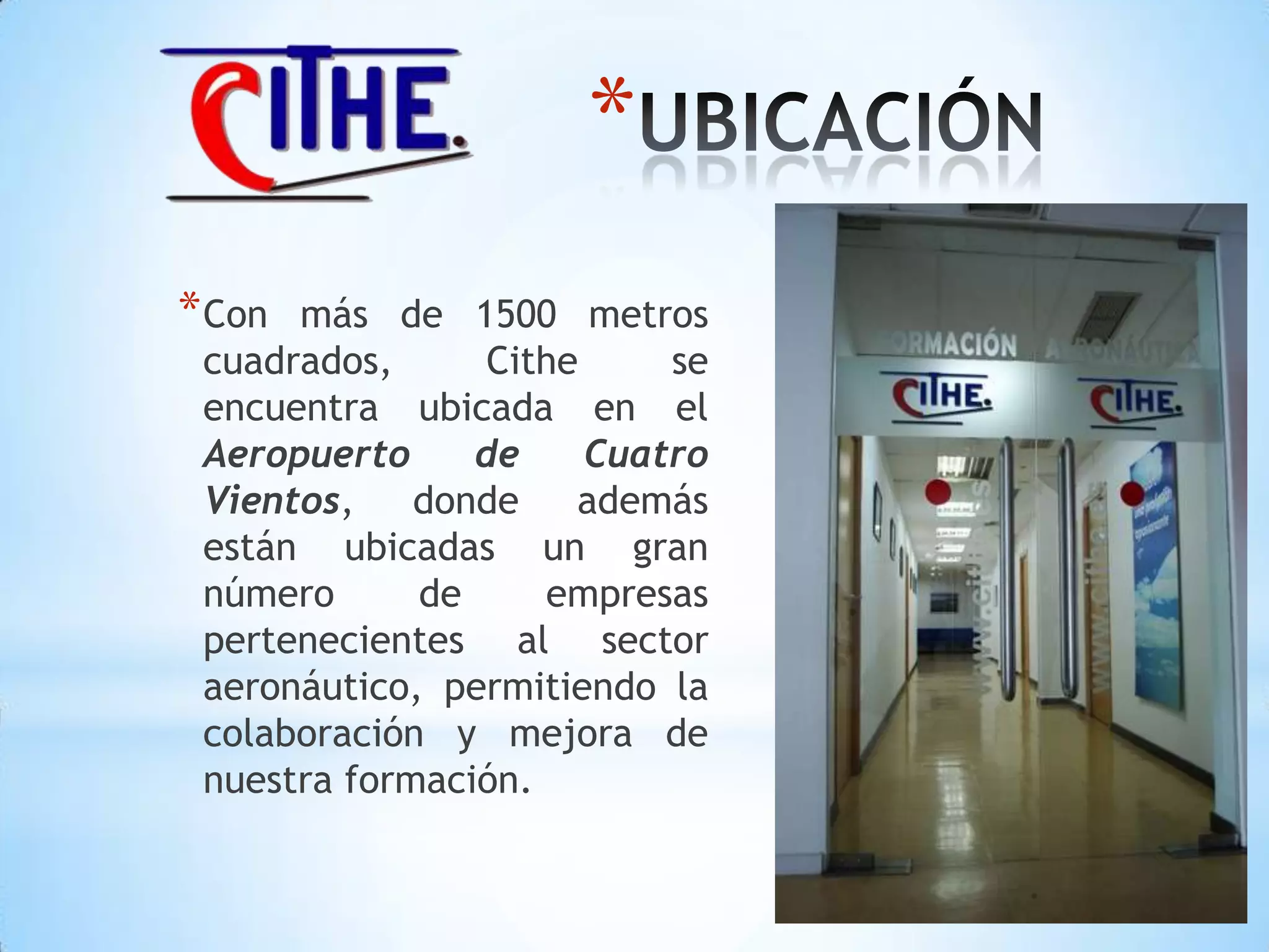 INSTALACIONES CITHE | PPT