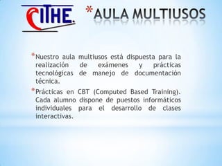INSTALACIONES CITHE | PPTX