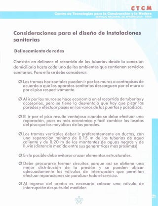 Instalaciones hidraulicas sena ctcm | PDF