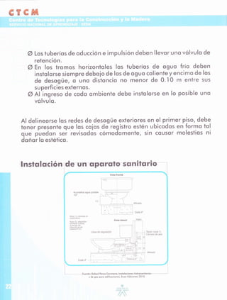 Instalaciones hidraulicas sena ctcm | PDF