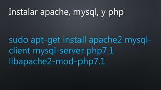 Instalacion moodle en ubuntu | PPTX