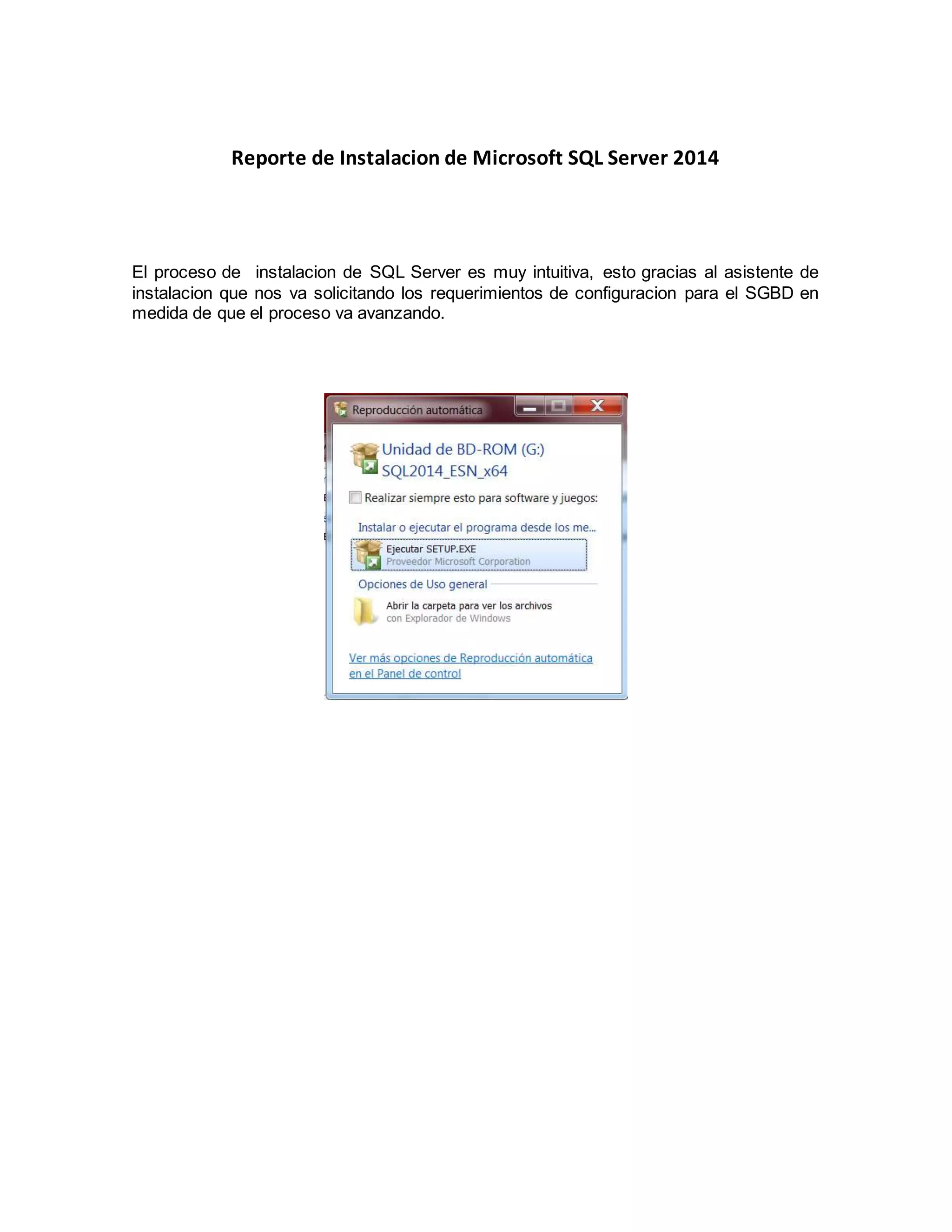 Instalación De Sqlserver 2014 Pdf 