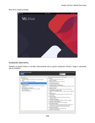 Instalacion Vz Linux | PDF