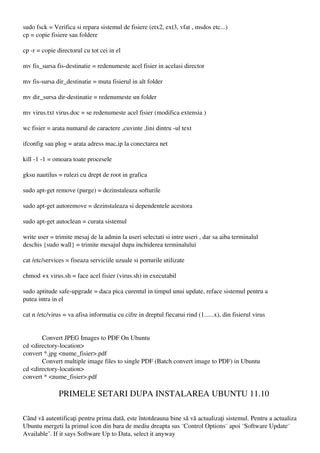 Instalare si setari Ubuntu | PDF
