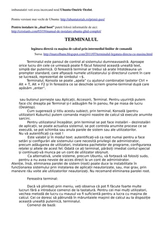 Instalare si setari Ubuntu | PDF