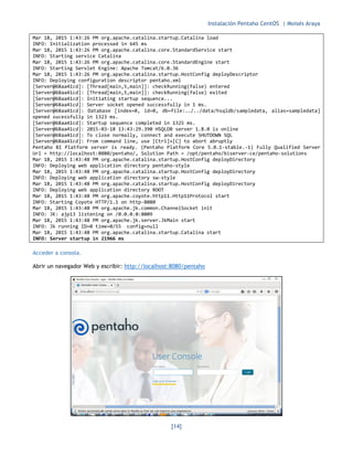 Instalar PENTAHO 5 en CentOS 6 | PDF