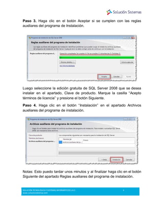 Instalar sql server | DOCX