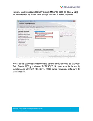 Instalar sql server | DOCX