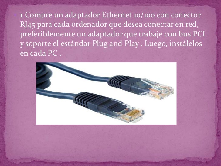 coseptos basicos de redes de internet: como instalar una red lan