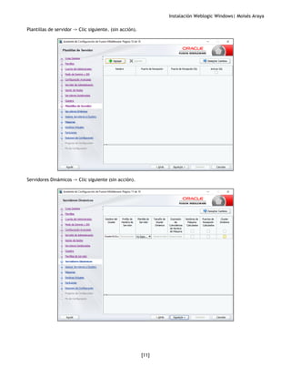Instalacion Weblogic Server 12c Windows 10. | PDF