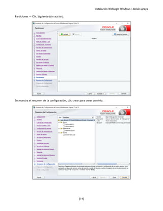 Instalacion Weblogic Server 12c Windows 10. | PDF