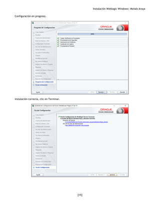 Instalacion Weblogic Server 12c Windows 10. | PDF