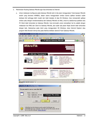 Instalasi dan-konfigurasi-mikrotik-sebagai-gateway 2 | PDF