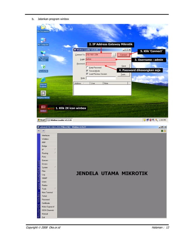 Instalasi dan-konfigurasi-mikrotik-sebagai-gateway 2 | PDF