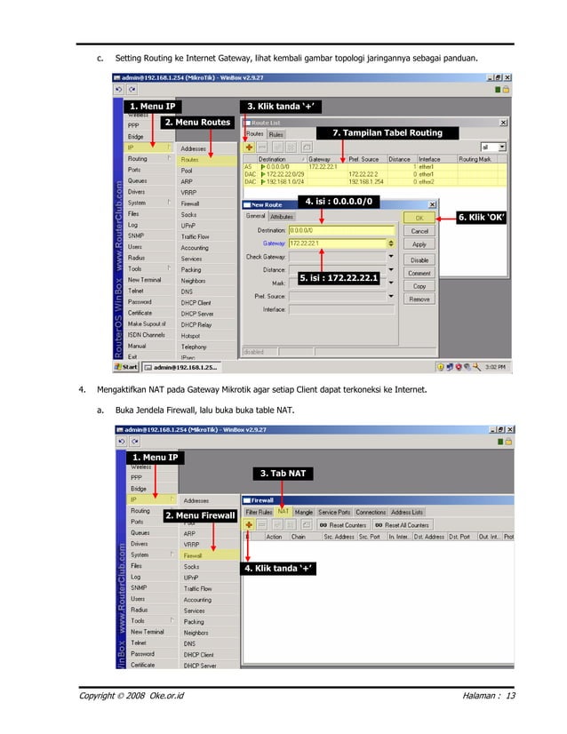 Instalasi dan-konfigurasi-mikrotik-sebagai-gateway 2 | PDF