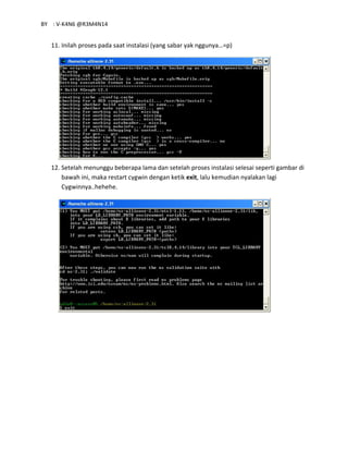 NS installation in Windows | PDF