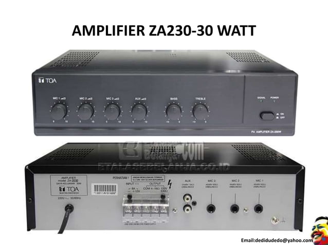 Instalasi Amplifier | PPTX