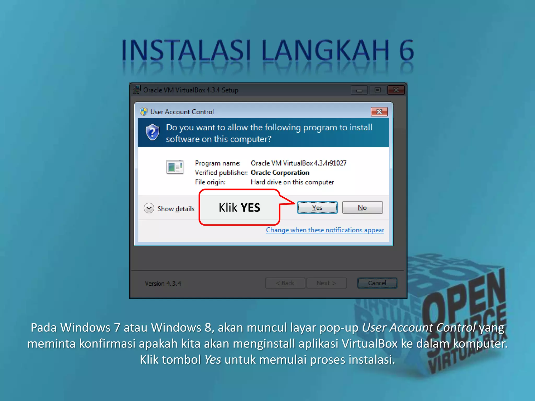 Instalasi aplikasi virtual box pada windows | PPTX