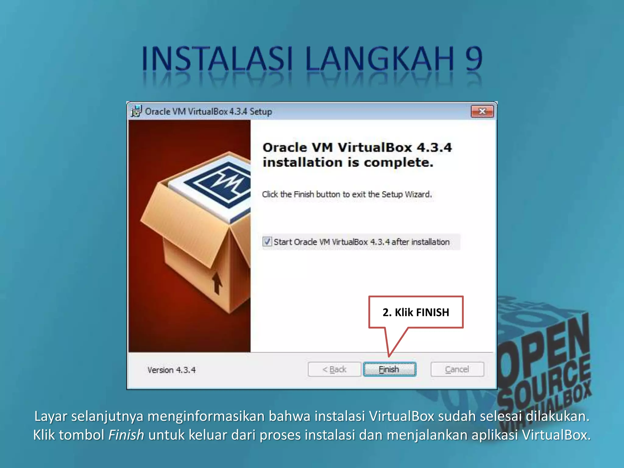 Instalasi aplikasi virtual box pada windows | PPTX