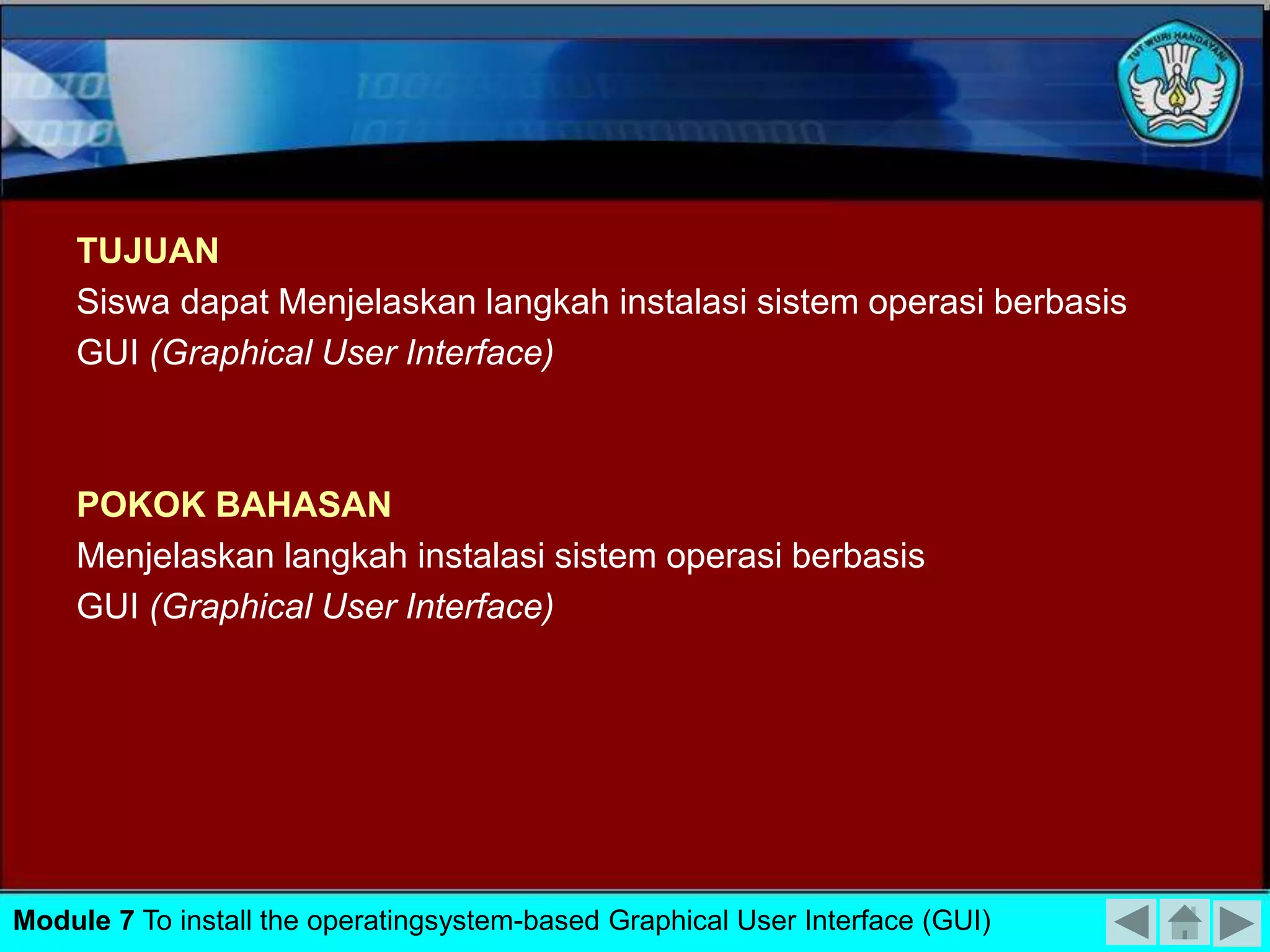 instalasi berbasis GUI dan CLI.ppt