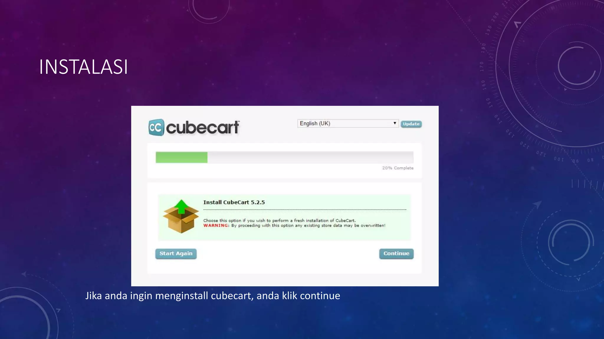 Instalasi cms cubecart | PPTX