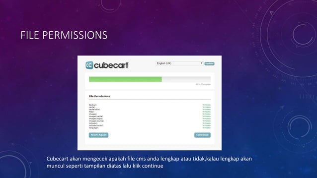 Instalasi cms cubecart | PPTX