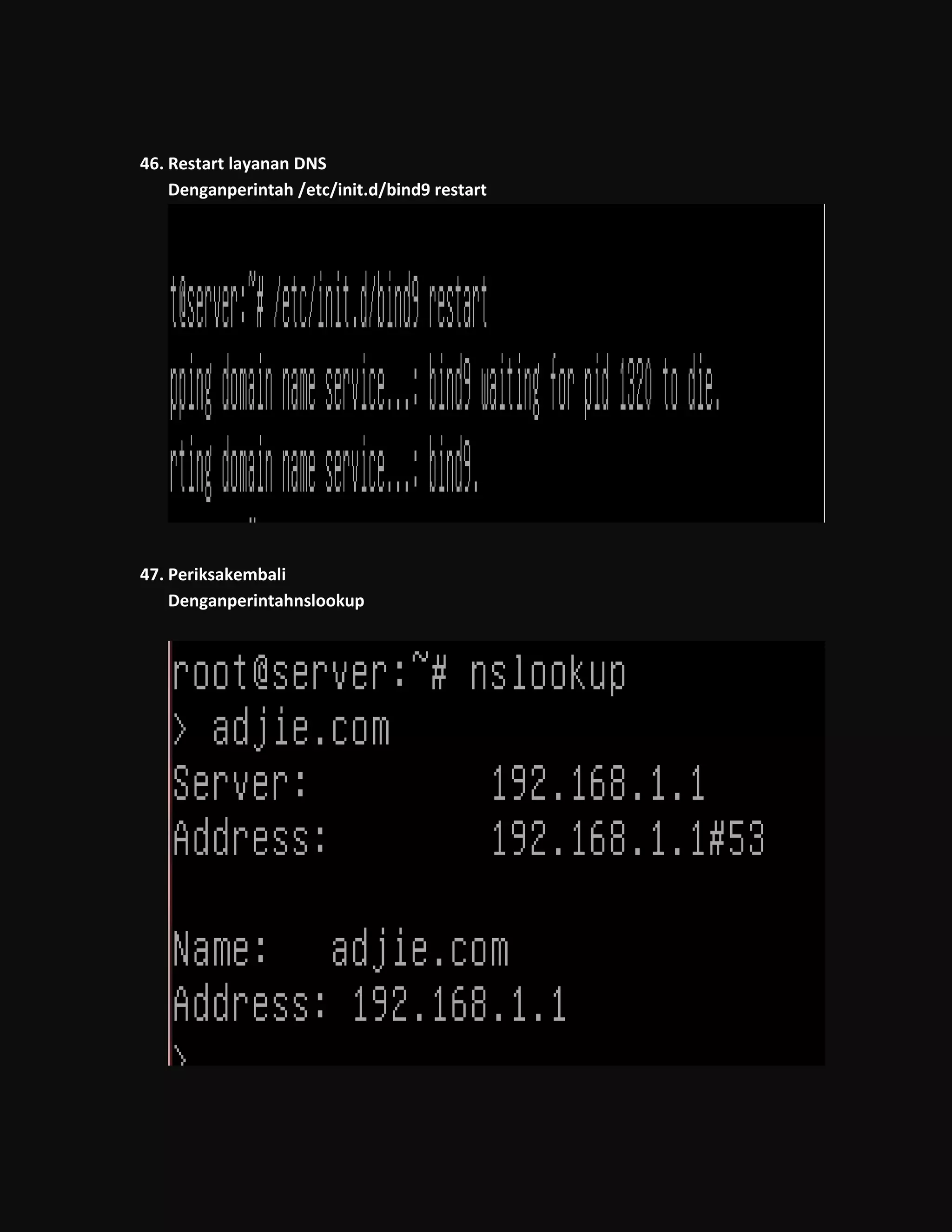 Instalasi dan konfigurasi debian wheezy 7 | DOCX