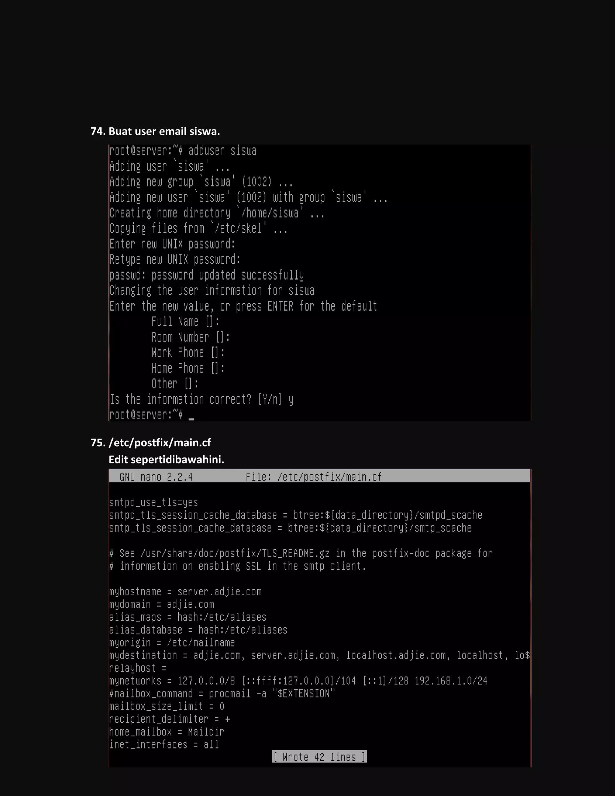 Instalasi dan konfigurasi debian wheezy 7 | DOCX