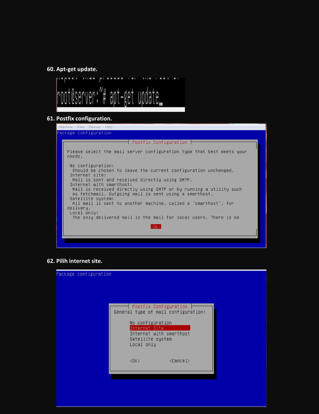 Instalasi dan konfigurasi debian wheezy 7 | DOCX