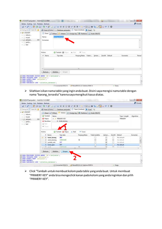 Instalasi dan Konfigurasi MariaDb | DOCX