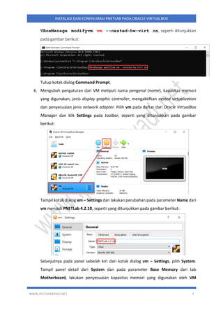 Instalasi dan Konfigurasi PNETLab pada Oracle VirtualBox | PDF