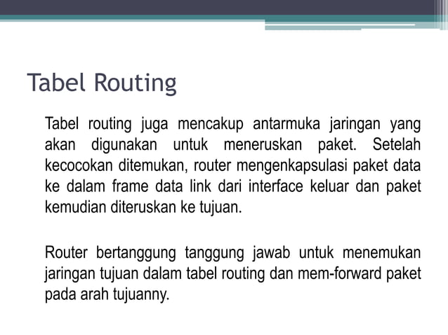 Instalasi dan konfigurasi router ( 1 ) | PPT