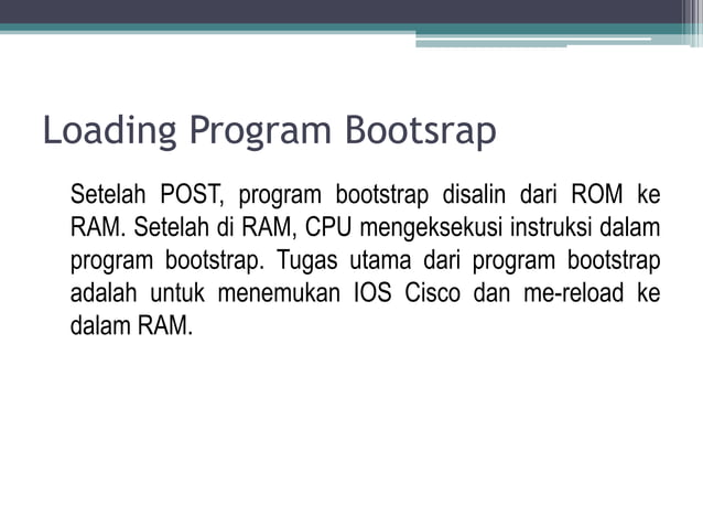 Instalasi dan konfigurasi router ( 1 ) | PPT