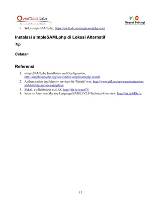 Instalasi dan Konfigurasi simpleSAMLphp | PDF