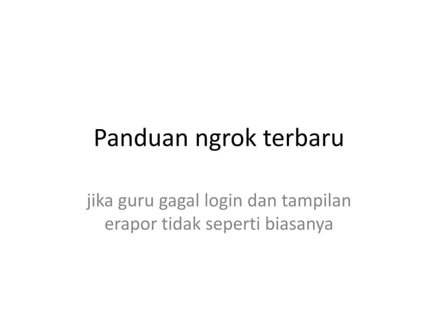 INSTALASI DAN SETTING Ngrok Terbaru.pptx