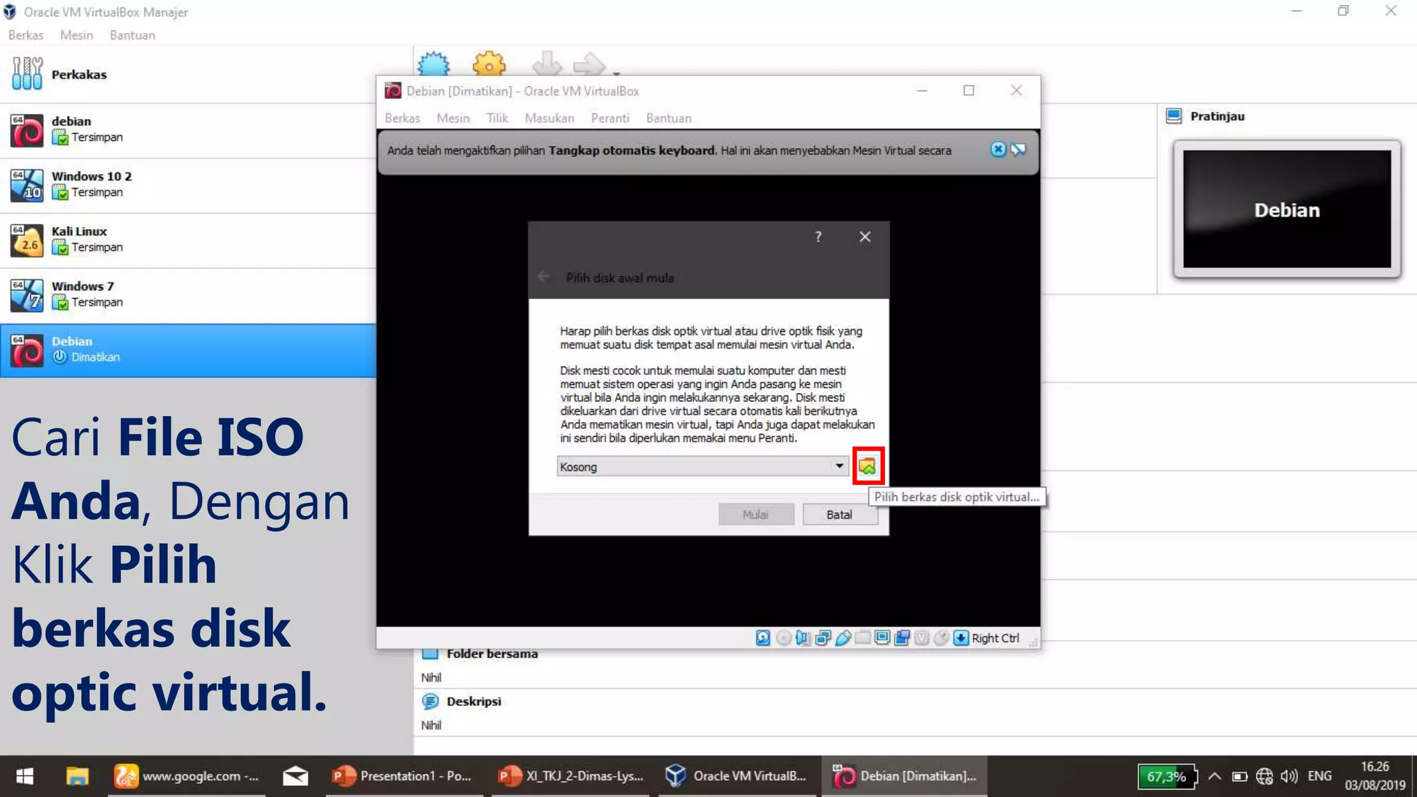 Instalasi debian | PPTX