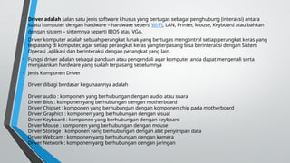 INSTALASI DRIVER HARDWARE-KJD KELAS 11.pptx