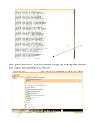 Instalasi erlang pada ubuntu | PDF
