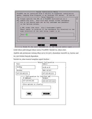 Instalasi Free Bsd | PDF