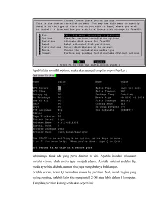 Instalasi Free Bsd | PDF