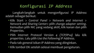 Instalasi jaringan komputer | PPTX