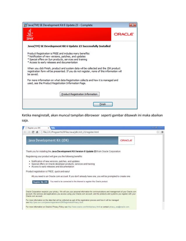 Instalasi java | PDF