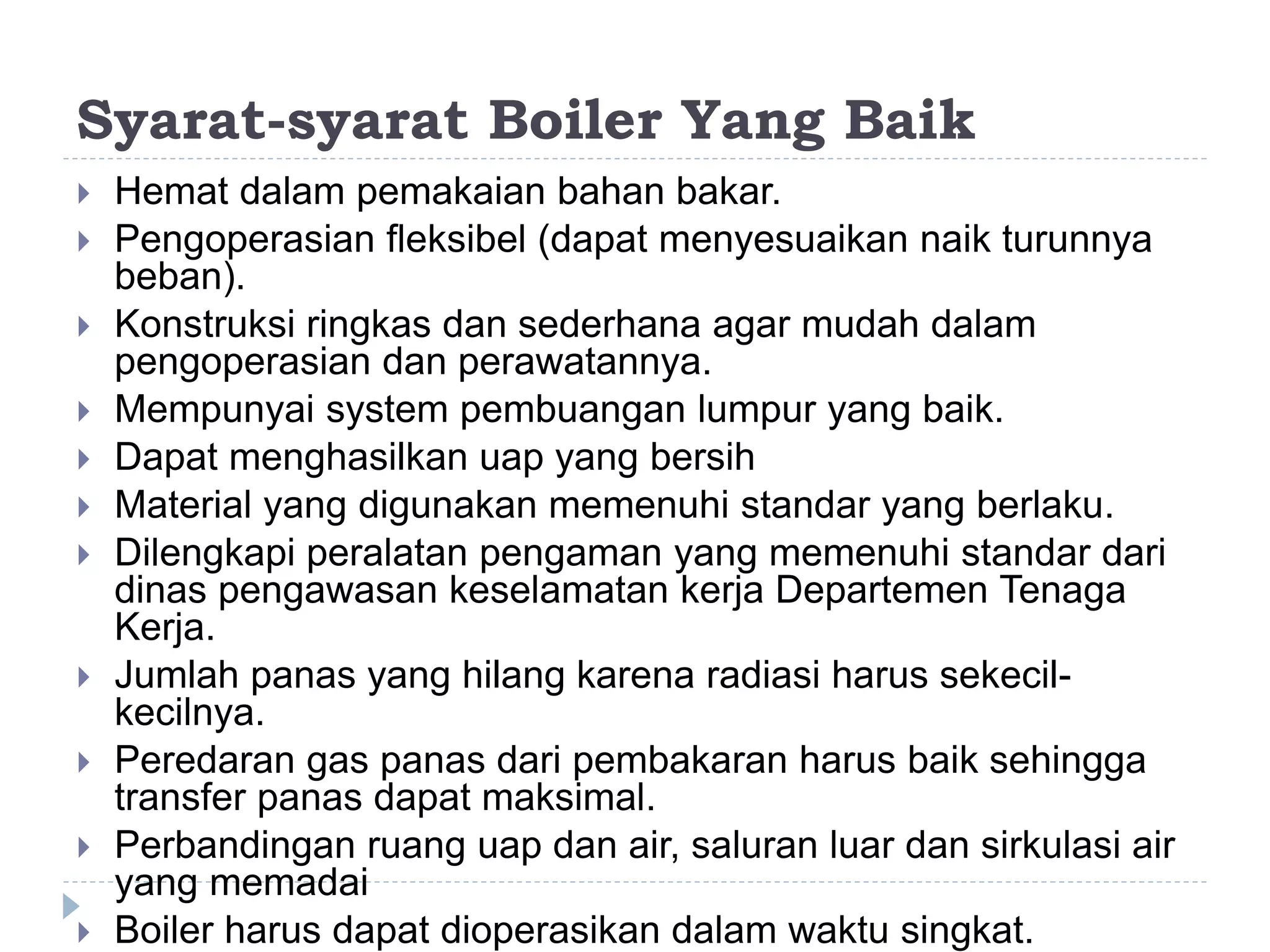 Instalasi ketel uap ( steam boiler ) | PPTX