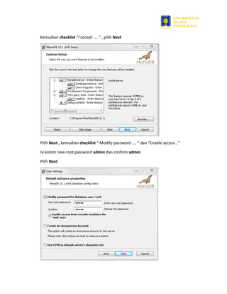 Instalasi & Konfigurasi MariaDB | PDF