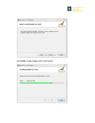 Instalasi & Konfigurasi MariaDB | PDF