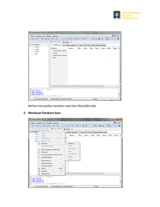 Instalasi & Konfigurasi MariaDB | PDF