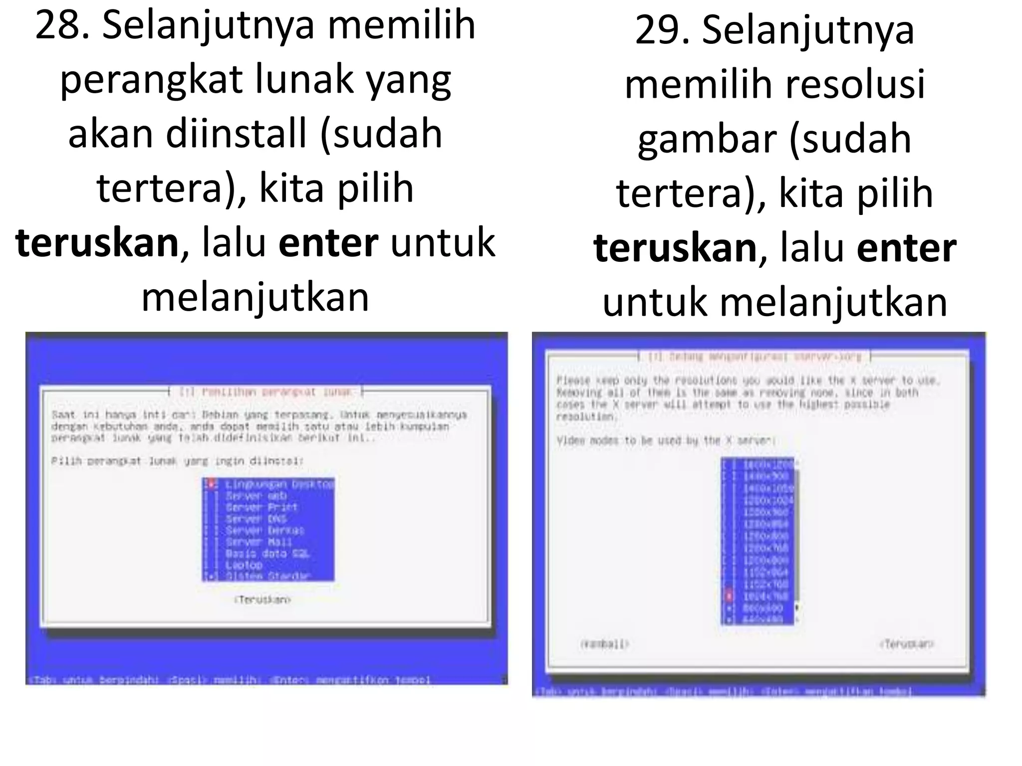 Instalasi linux debian | PPT